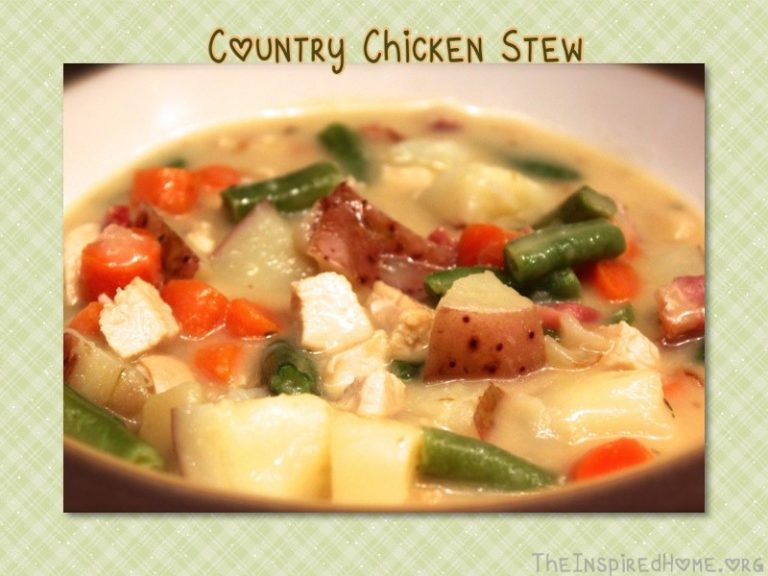Country Chicken Stew • The Inspired Home