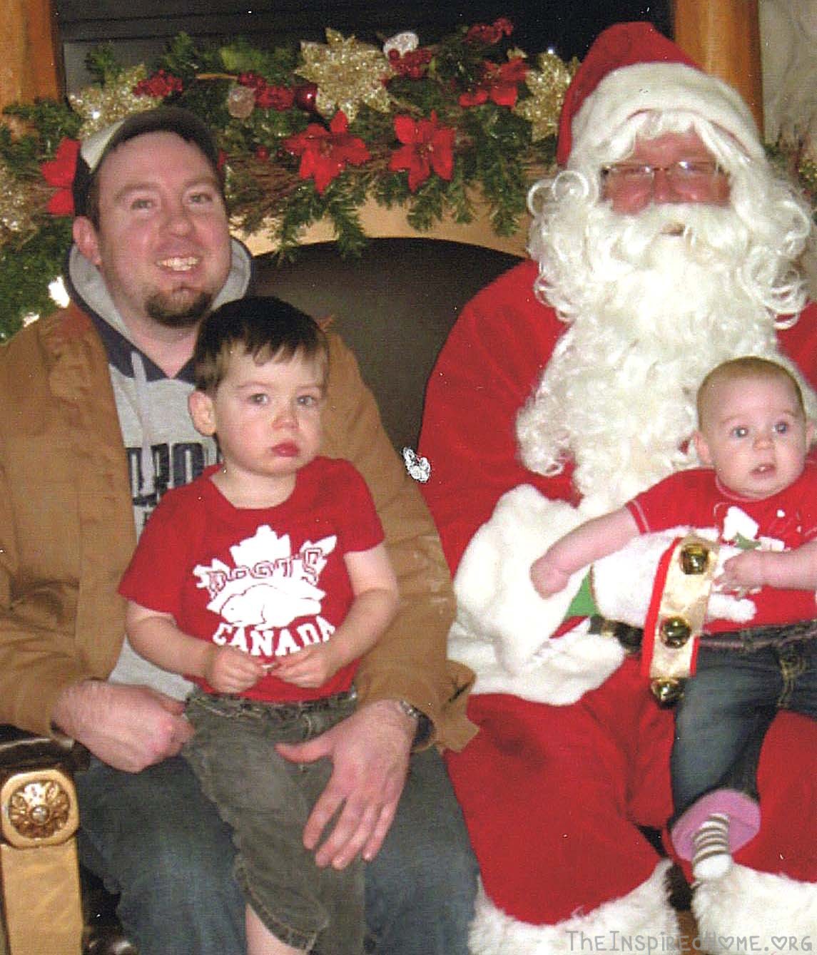 2013 Visiting Santa Claus by theinspiredhome.org